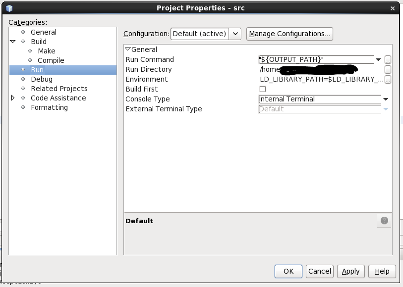 Setting LD_LIBRARY_PATH in NetBeans Debugger | Matt LaPaglia, MCSD
